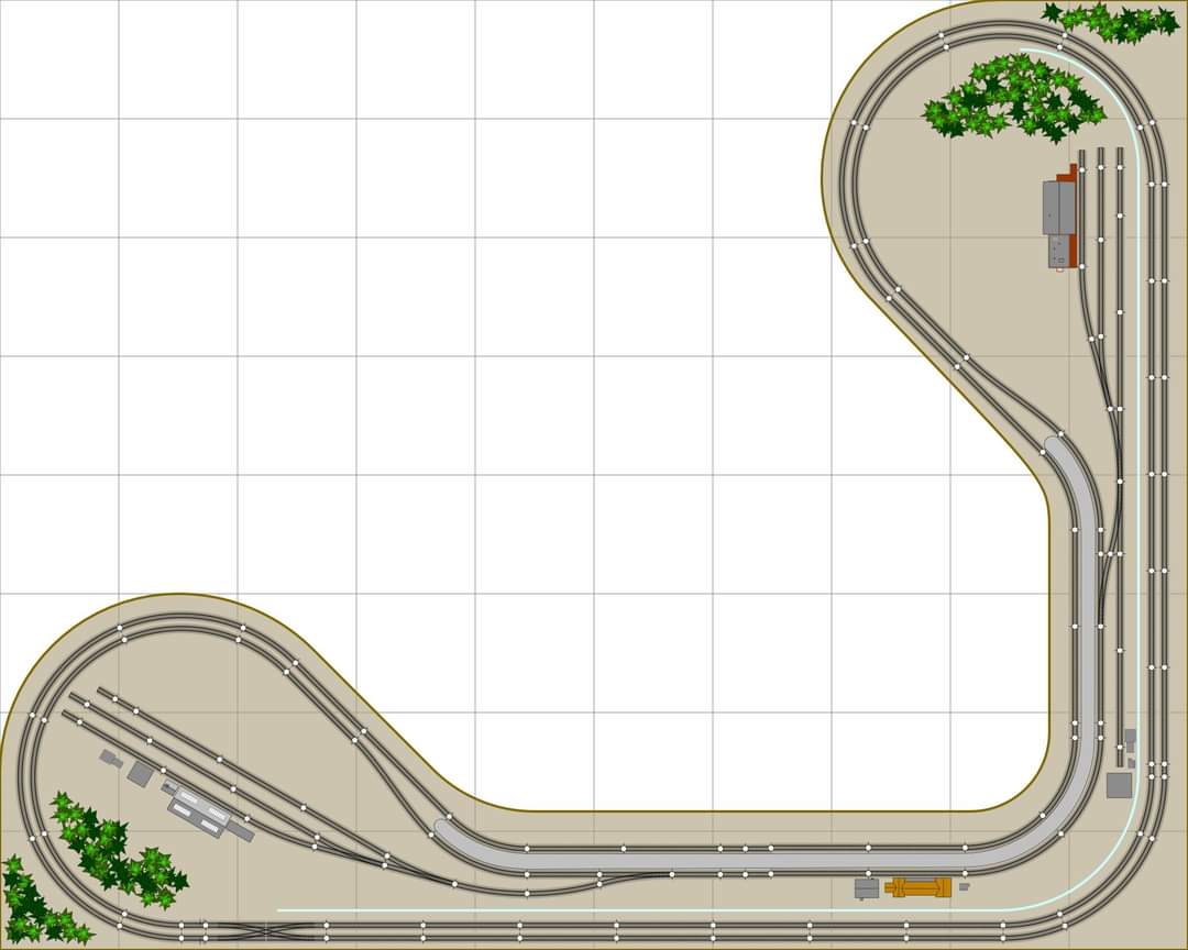 Track Plans-Medium To Large Bedroom Sized Layouts – The Model Railroad ...