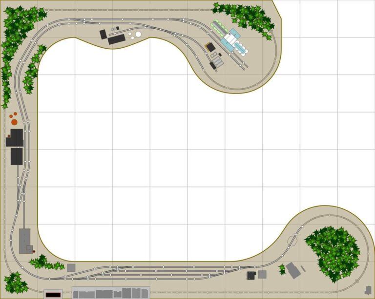 Track Plans-Medium To Large Bedroom Sized Layouts – The Model Railroad ...