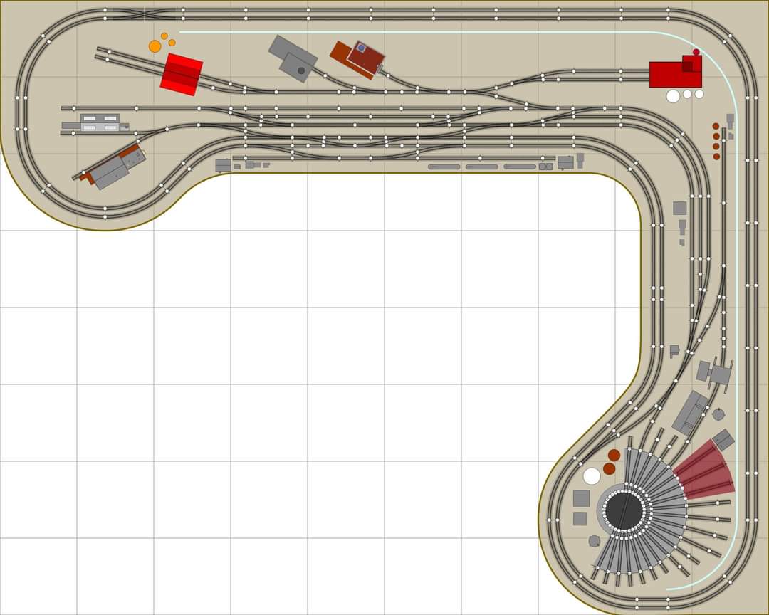 Track Plans-Medium To Large Bedroom Sized Layouts – The Model Railroad ...